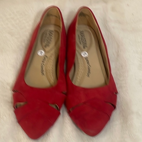 Massini | Shoes | Red Amelia Slip On Flats By Massini | Poshmark